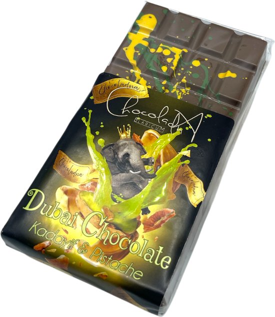 Grote Dubai-reep groot (240 gram) met extra vulling; De allerbeste ...