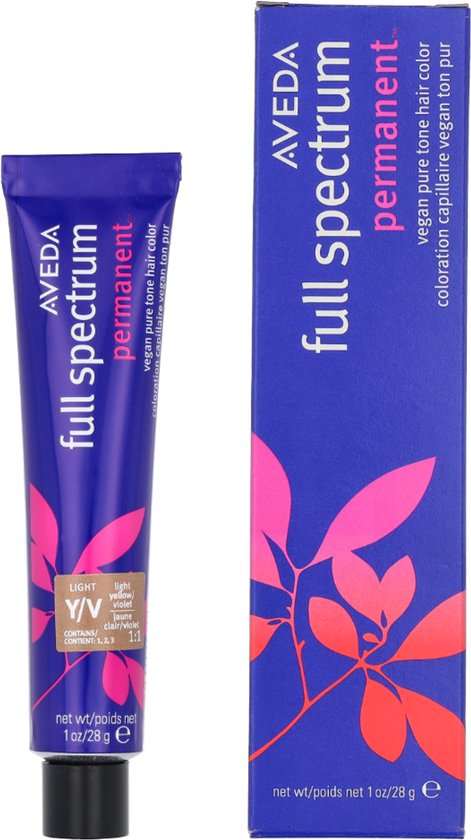 Aveda Full Spectrum Permanent Hair Color Light Y/V | bol