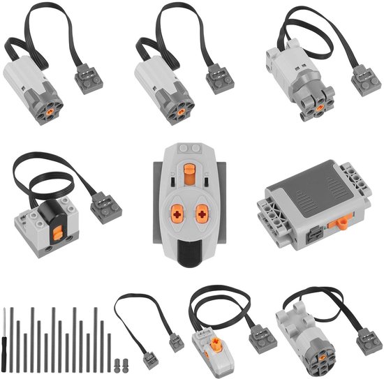25-delige Power Functies Kit met Motor, Accubak, Afstandsbediening ...
