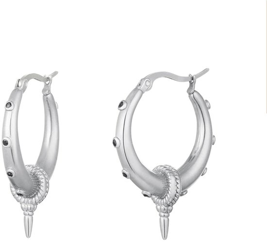 Karma hinged hoops symbool snake gold M1990HIN | bol