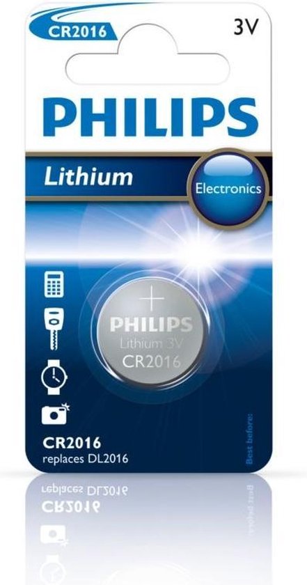 Philips CR2016/01B Minicel Lithium | bol.com