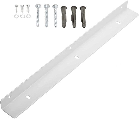 SOTECH Steunbeugel 400 mm wit incl. bevestigingsschroeven en pluggen ...
