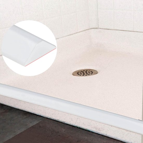 Waterdrempel 100cmWit - Douche dorpels - Anti water strip ...