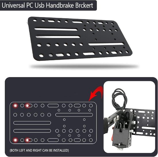 USB Handbrake Mount - Desk mount voor SIM Racing Shifter - Roestvrij ...