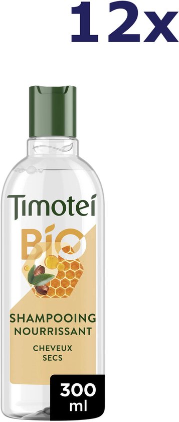 12x Timotei Shampoo - 300ml - honing & jojoba | bol