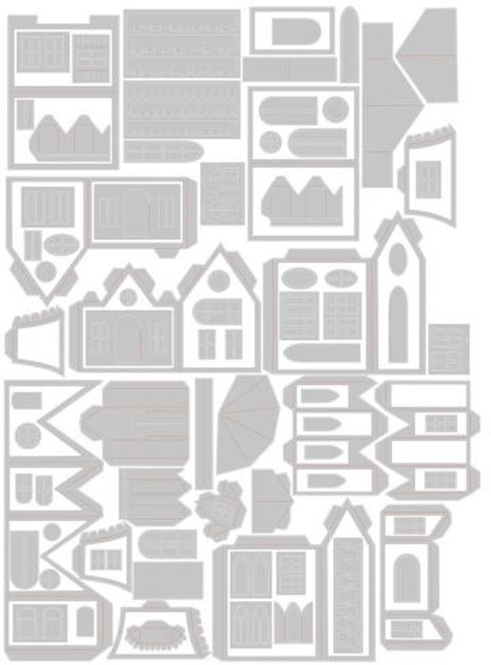 Sizzix Thinlits snijmal Village Collection | bol