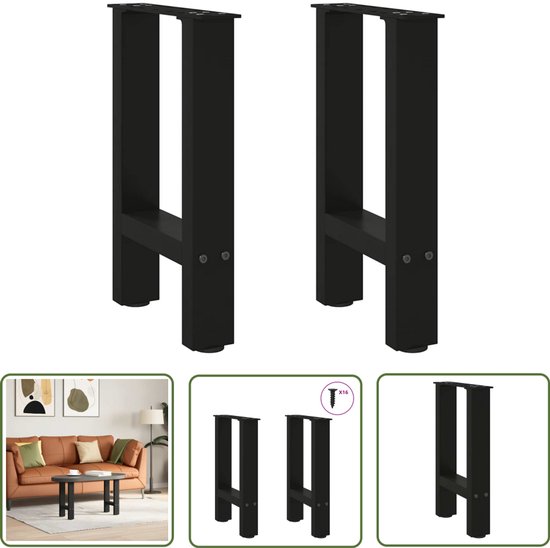 vidaXL Tafelpoten - Salontafelpoten - Salontafelpoten 2 st 28x(42-43 ...