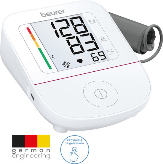 Beurer BM 23 Bloeddrukmeter Bovenarm – Medisch Gecertificeerd – Manchet 22-42 cm –... | bol