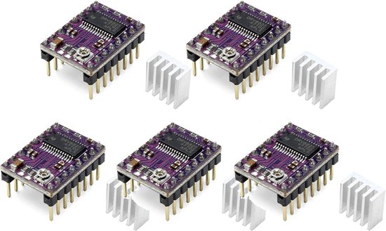 5 Stuks Stapelsticker Stepper Motor Driver voor 3D Printers | bol