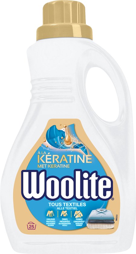 Woolite - Wasmiddel - Vloeibaar Wasmiddel - Alle textiel - 25wb/1,5L | bol