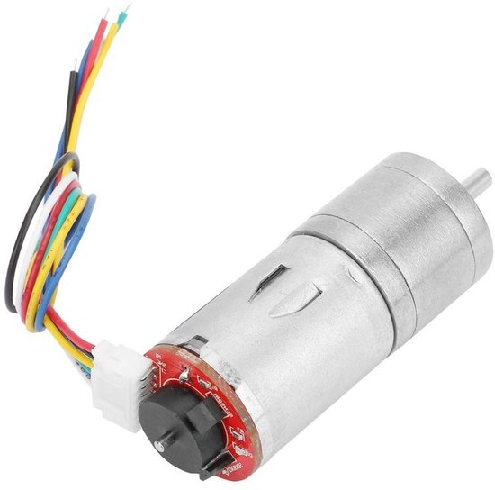 DC 12V Encoder-reductiemotor Snelhespant van 50rpm voor Robot RC Car ...