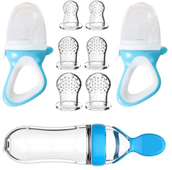 S&E 9-delige Baby Voedingsset – Voor Rijstpap & Fruithapjes – Met ...