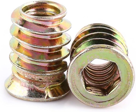 20 stuks M6 M8 M10 Messing Schroefdraad Inserts - Interne Draad ...