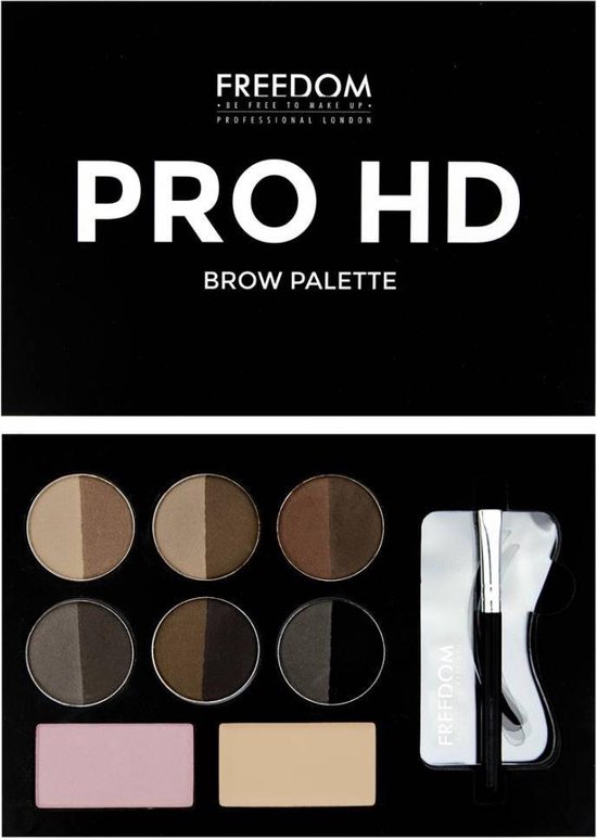 Makeup Revolution Freedom Brow Palette - Medium Dark | bol