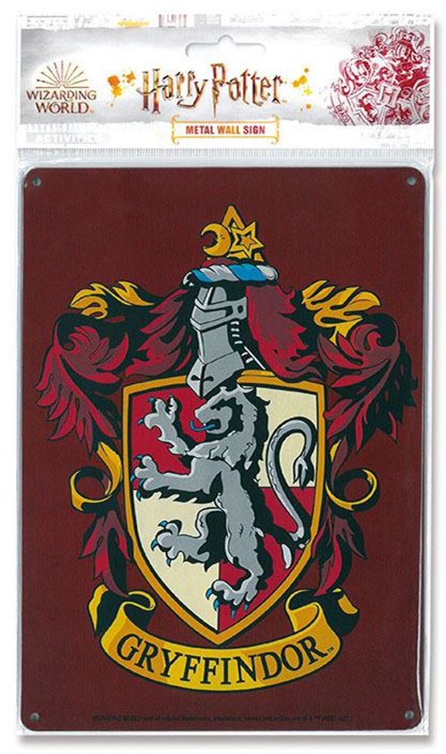 Logoshirt Harry Potter Tin Sign Gryffindor / Griffoendor 15 x 21 cm Tin ...