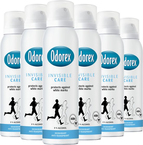 Odorex Invisible Care Deodorant Spray - Anti-transpirant - 48u ...