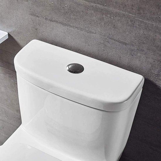 Dual Flush Toilet Push Buttons 38mm Standard Chrome Plated Silver - 2 ...