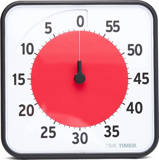 Time Timer Large 30x30cm - 2PACK - Zwart - Visuele Countdown Timer - Tijdmanagement... | bol