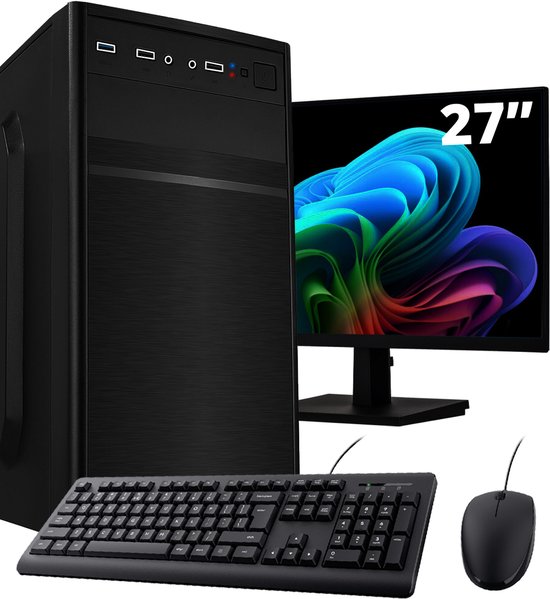 Intel Desktop PC SET 27" met Core i7 - 32GB RAM - 1000GB SSD - WiFi ...