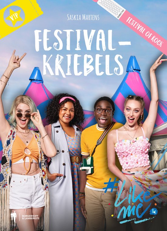 LikeMe - Festivalkriebels, Saskia Martens | 9789464759075 | Boeken | bol
