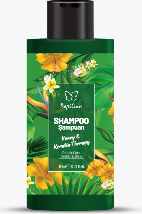 PAPILION SHAMPOO HONING & KERATINE THERAPIE 400 ml | bol.com