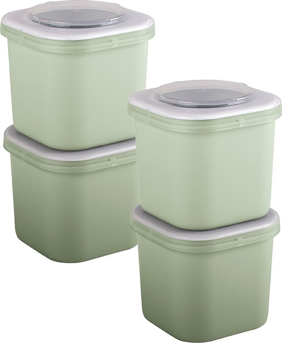 Sunware - Sigma home Food to go lunchbakje set van 2 groen - Set van 2 ...