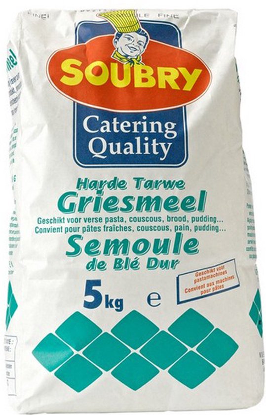 Soubry Tarwegriesmeel - Semolina/Griesmeel (5kg) | bol
