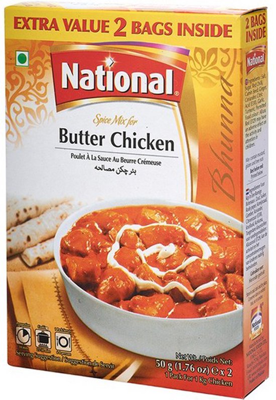 National Spice Mix For Butter Chicken (94g) | bol