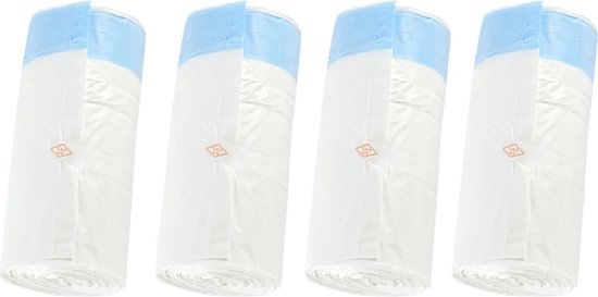 Nuvona - Kattenbakzakken voor zelfreinigende kattenbak - 4 rollen - 15 ...