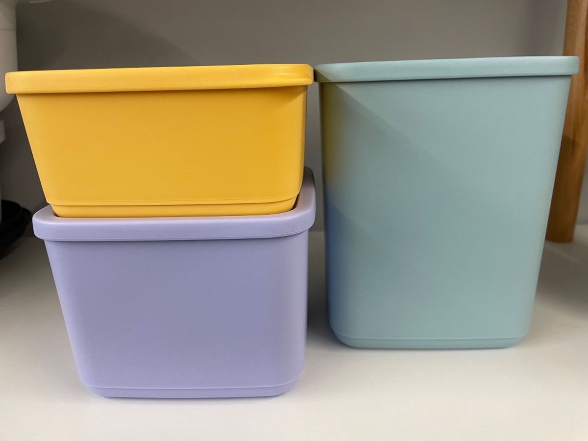 Tupperware Cubix set van 3 vierkante dozen (nieuwste assortiment) EXTRA ...