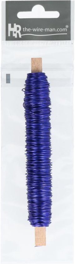 Wikkeldraad Blauw | 0,50mm x 50m | 100 g | bol