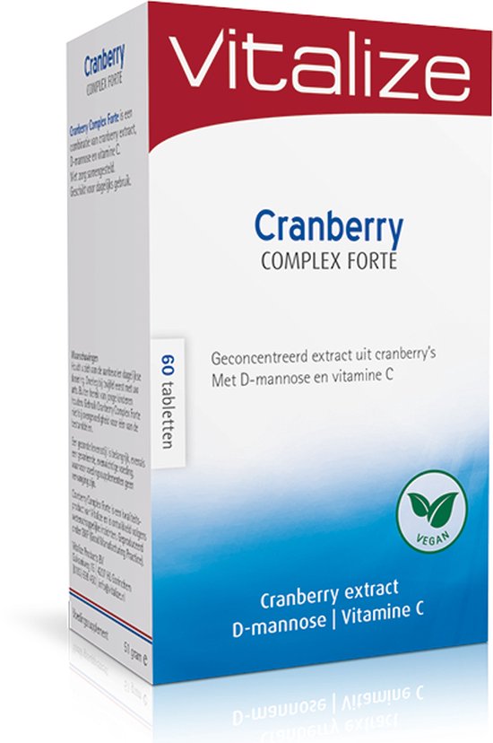 Vitalize Cranberry Complex Forte 120 tabletten | Combinatie van ...