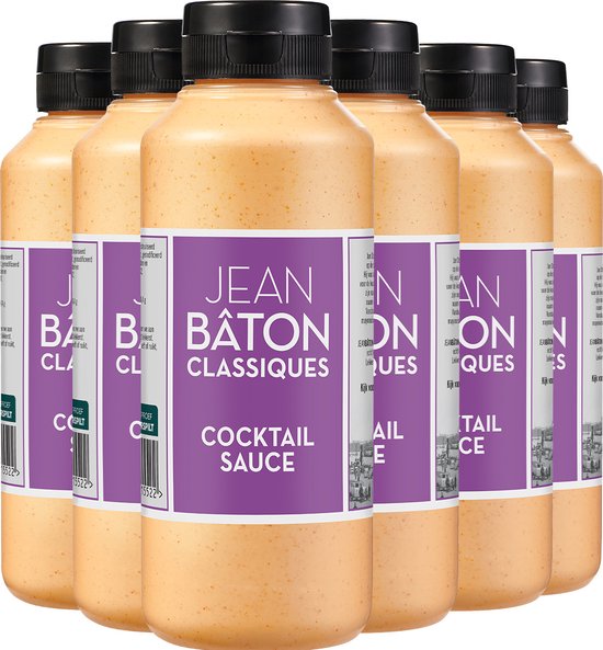 Jean Bâton Classiques Cocktail Sauce knijpfles - 250ml - 6 Flessen ...