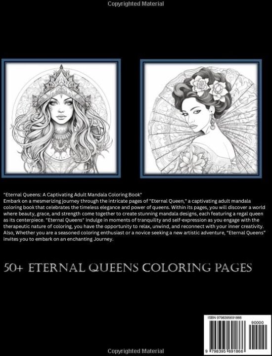 Eternal Queens Adult Coloring Book - Kleurboek voor volwassenen | bol