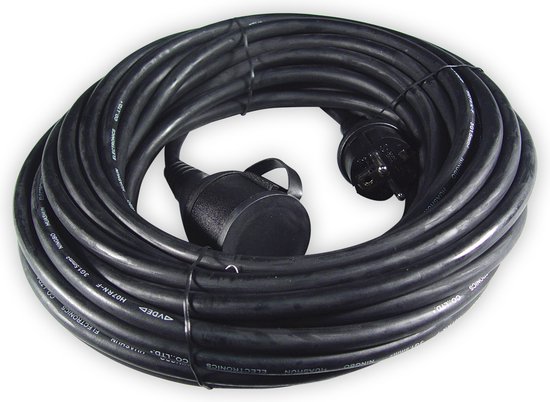 Calex Rallonge 20m - IP44 Etanche - Rallonge pour Extérieur - 3x 1,5mm² ...