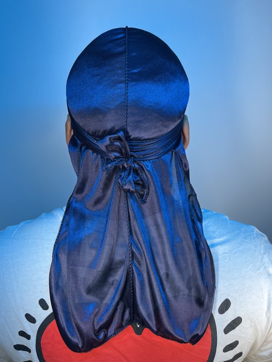 Silky Durag - Donkerblauw - One size - Kingdutchwaves | bol