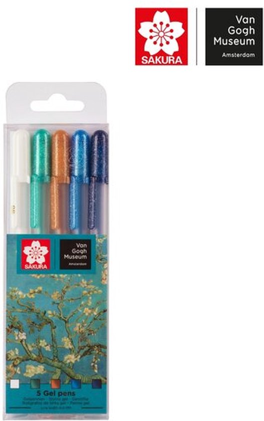 Van Gogh Museum Sakura Gelly Roll set 5 stuks | bol