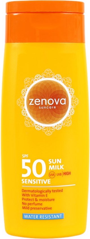 Zenova zonnemelk | Sensitive | SPF50 | bol