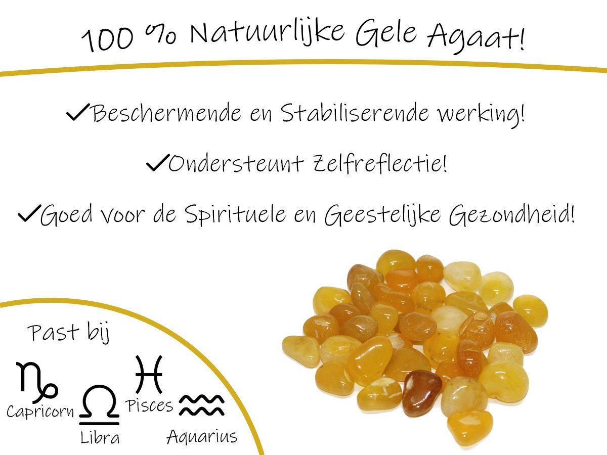 Bixorp Gems Gele Agaat Oorbellen - Edelsteen Kralen Oorhangers - Cadeau ...