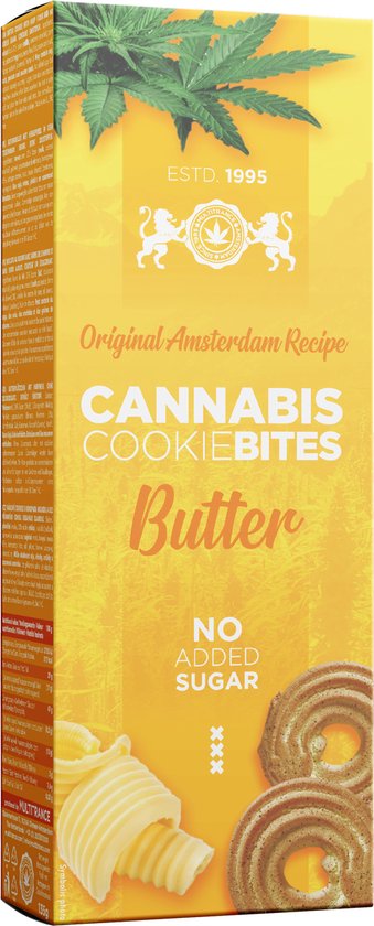 3 x Cannabis Cookie Bites Butter | bol.com