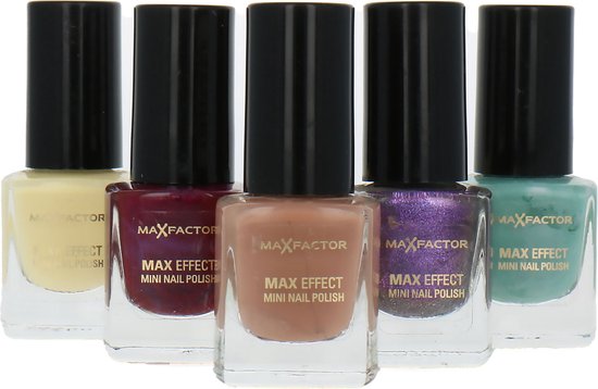 Max Factor Set 23 Mini Nagellak - 5 x 4,5 ml (set van 5) | bol.com