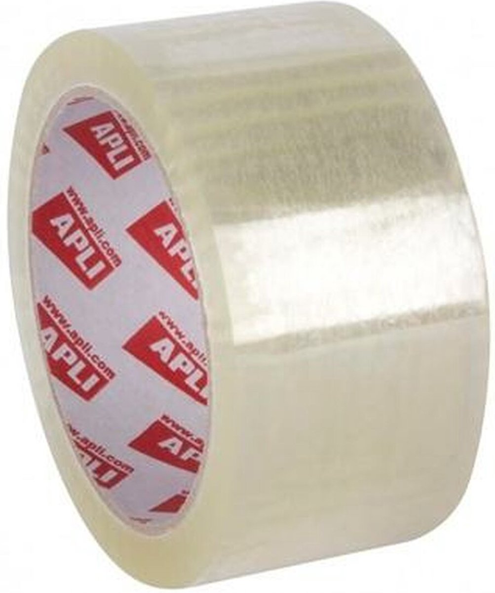 Plakband Apli 48 mm x 66 m Transparant (6 Stuks) | bol.com