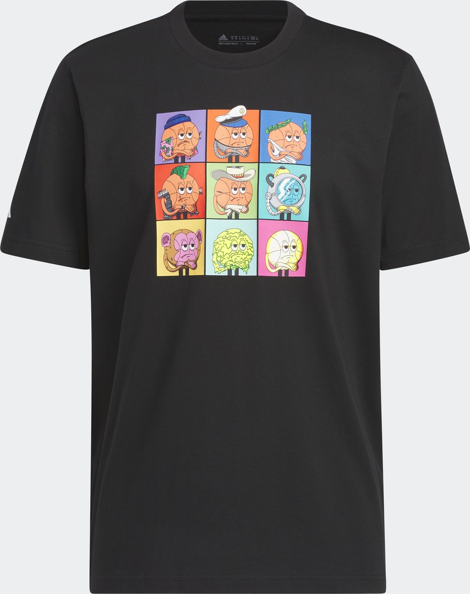 adidas Performance Metaverse Lil' Stripe PFP T-shirt - Heren - Zwart- L ...