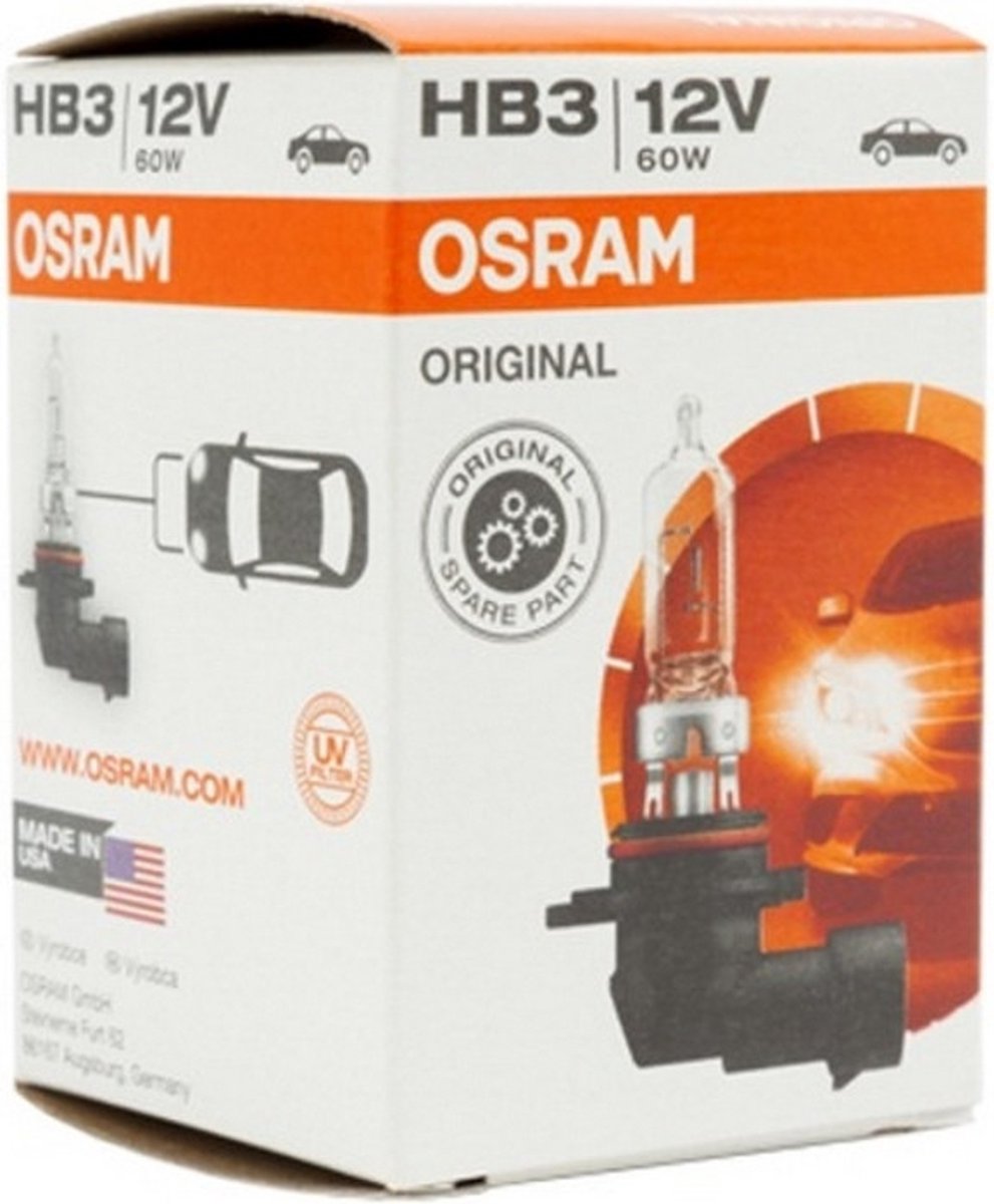 Osram HB3 Halogeenlamp 12V P20d Original Line | bol.com