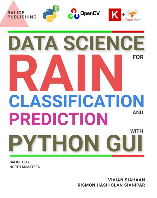 DATA SCIENCE FOR RAIN CLASSIFICATION AND PREDICTION WITH PYTHON GUI (ebook), Vivian... | bol