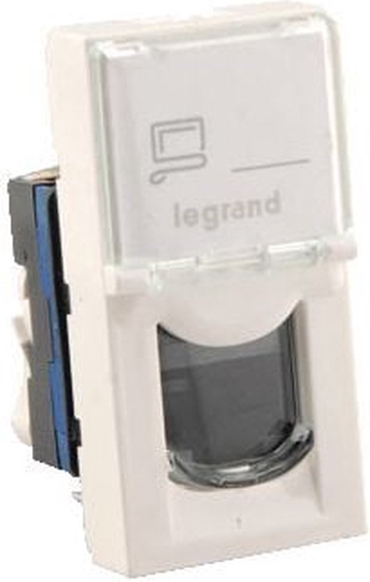 Legrand Mosaic connector cat.6A STP RJ45 1 module - wit (076573) | bol.com