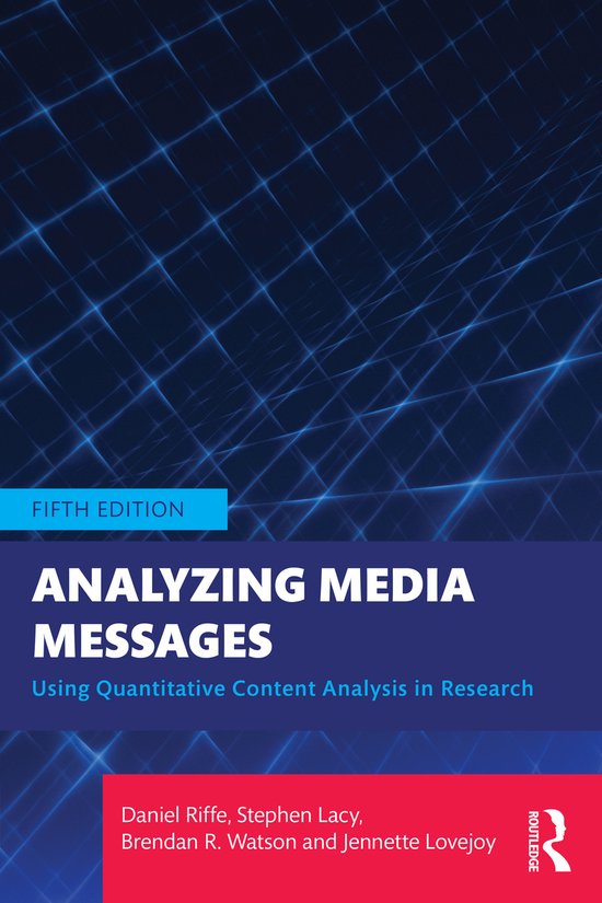Analyzing Media Messages | 9781032264677 | Daniel Riffe | Boeken | bol.com