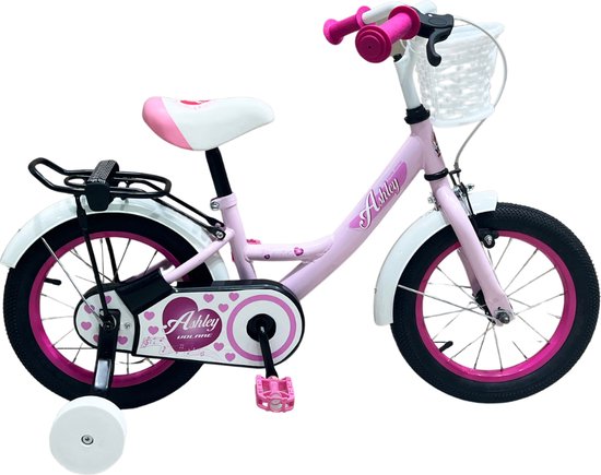 Volare Ashley Kinderfiets - Meisjes - 12 inch - Roze | bol.com