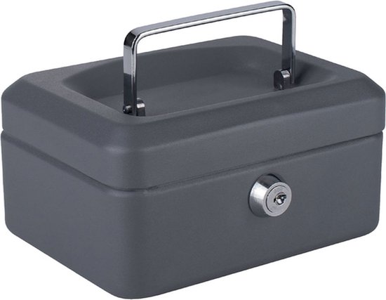 BRASQ Geldkist - Geldkluis met sleutel - Geld kluis met 5-vaks ...