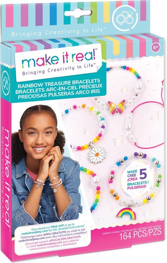 Make it Real - Regenboog Armbandjes maken | bol